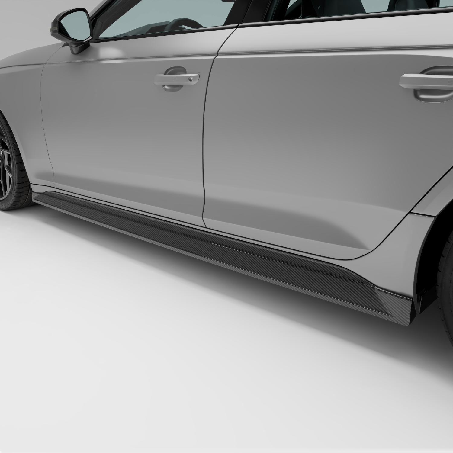 Audi RS4 B9.5 Avant Carbon Fiber Side Skirts | RevoZport – Revozport