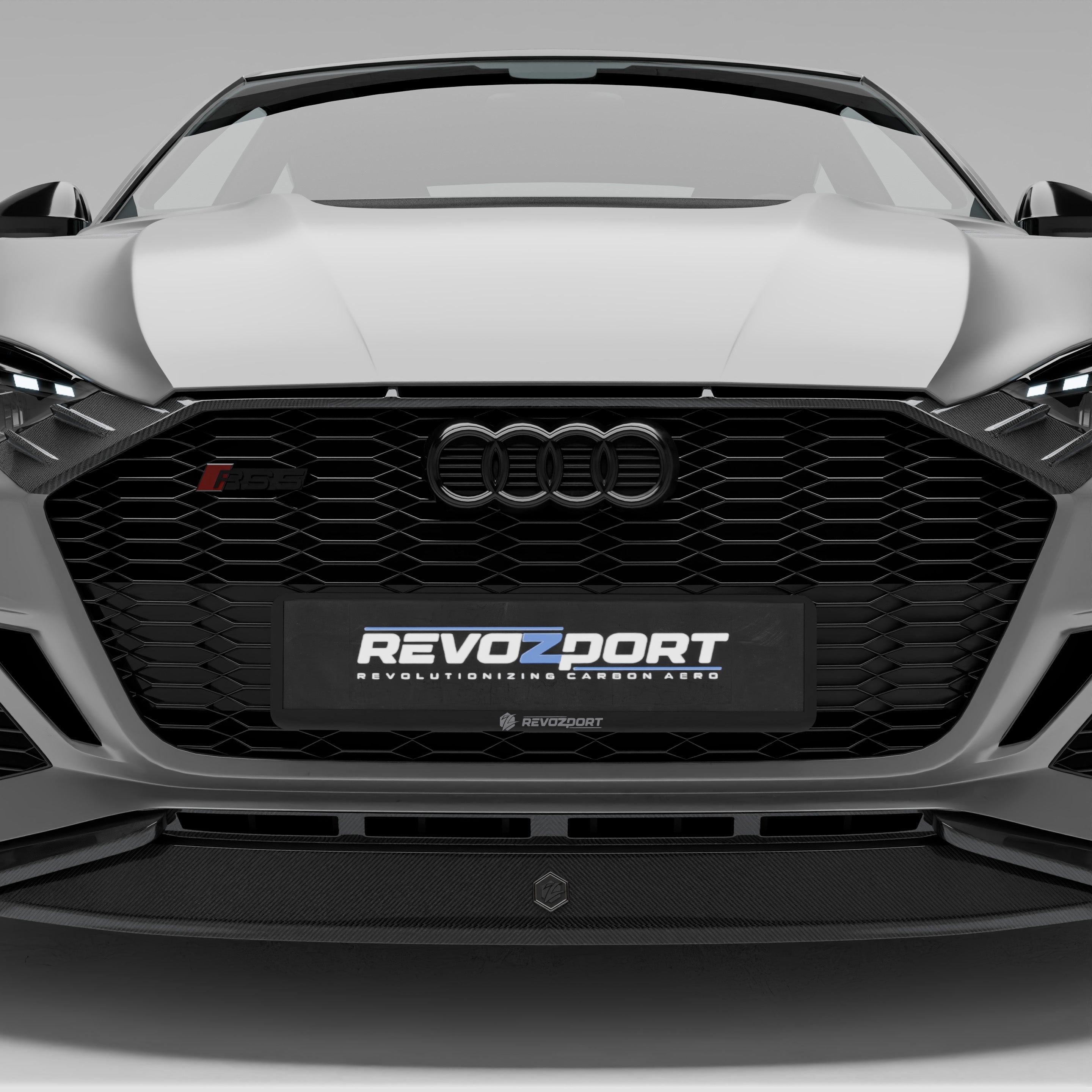 Audi RS5 B9.5 Sportback Carbon Fiber Front Grille | RevoZport – Revozport