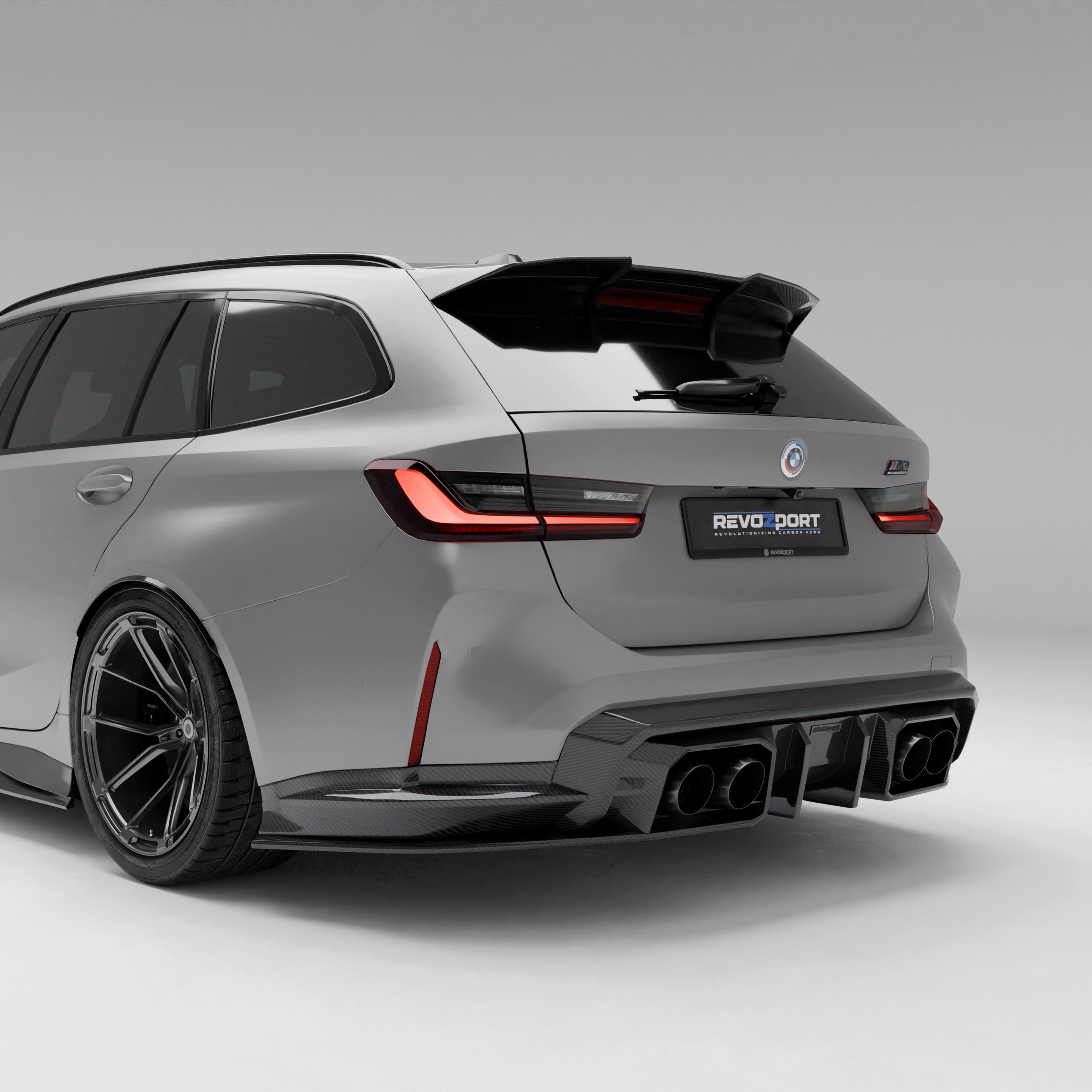 BMW M3 G81 Touring 2021+ Carbon Fiber Rear Diffuser – Revozport