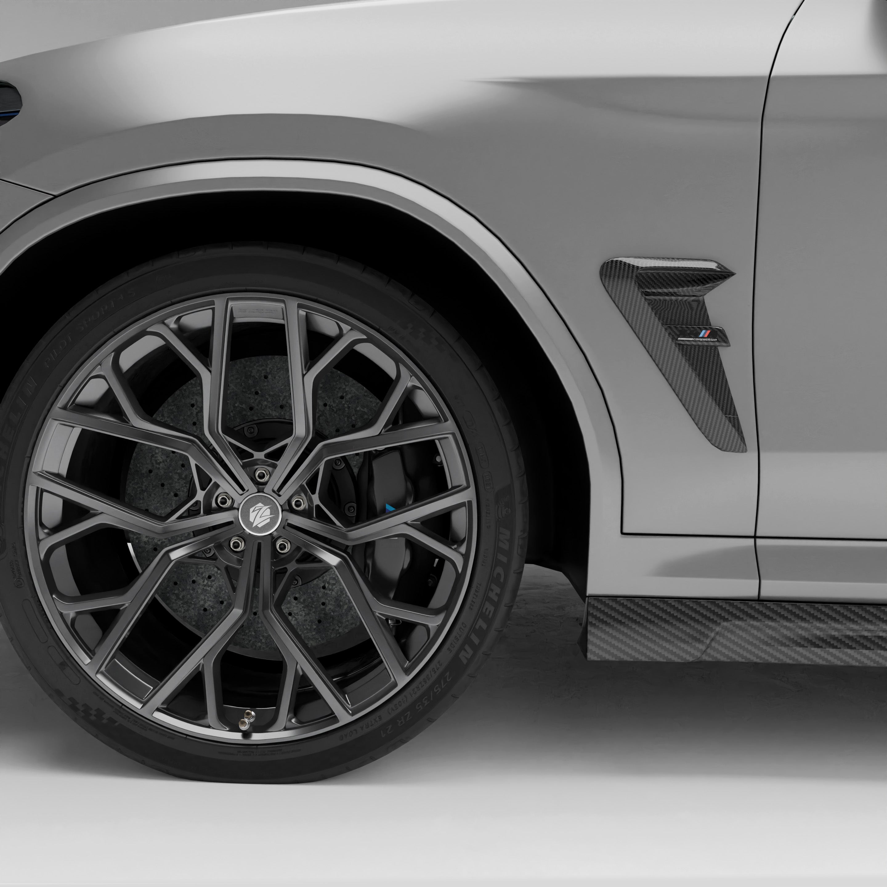 BMW X4M F98 LCI Carbon Fiber Side Fender Vents – Revozport